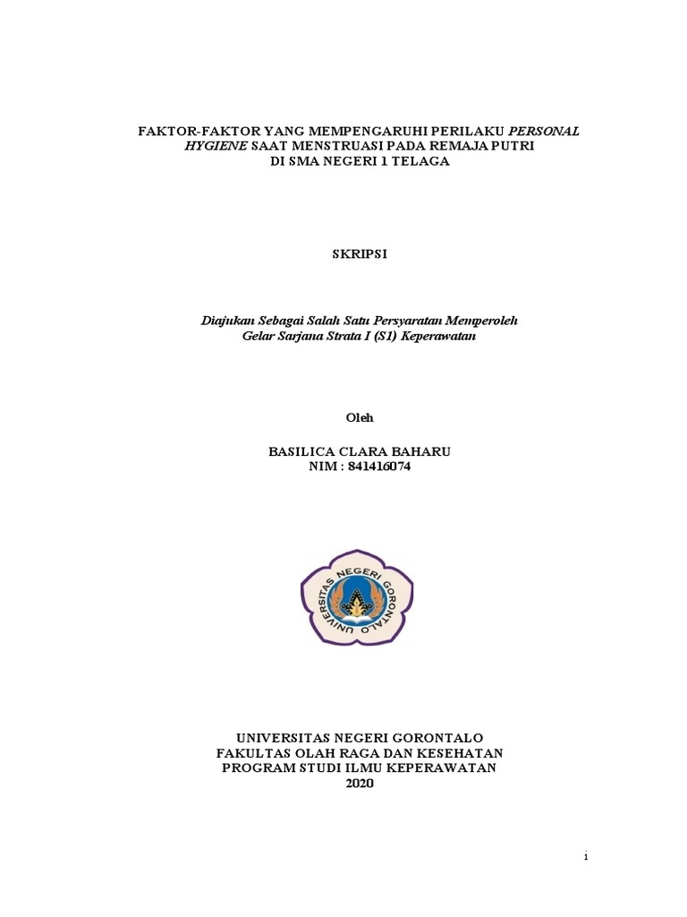 Cover, Persembahan, DFTR Isi Lara Skripsi | PDF