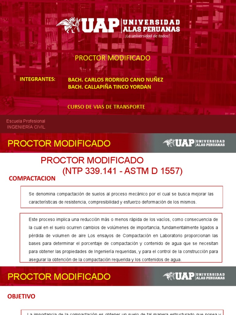 Proctor Modificado | PDF