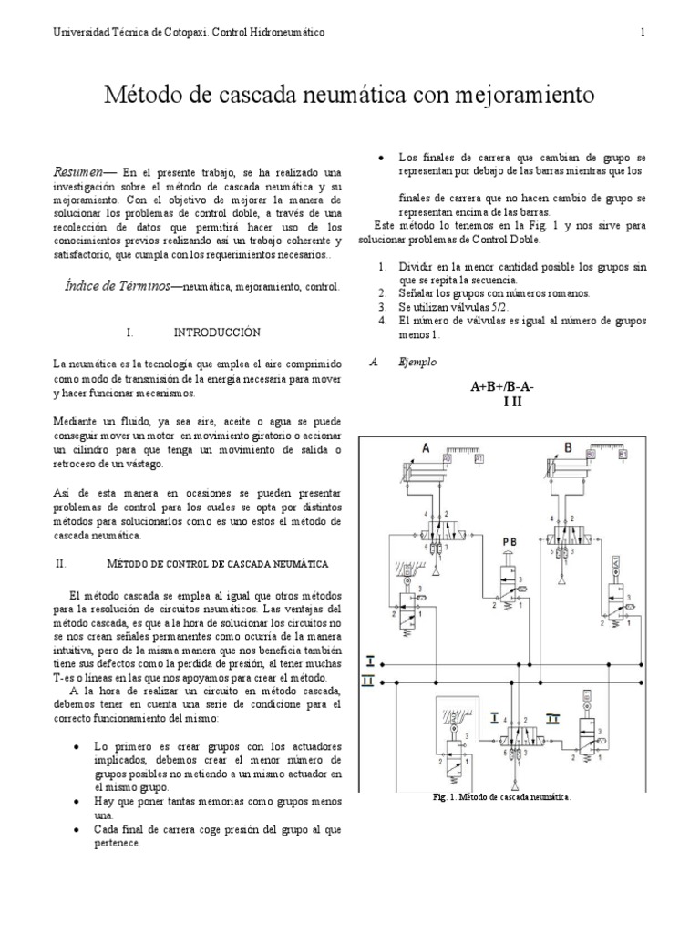 Metodo Cascada | PDF | Neumática | Ingeniería mecánica
