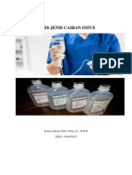 Jenis-Jenis Cairan Infus Dan Kegunaannya | PDF