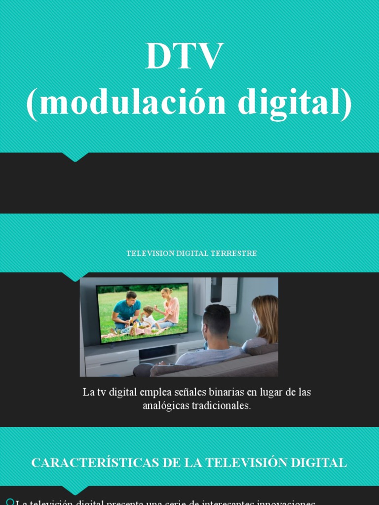 DTV Modulacion Digital | PDF | Televisión digital | Televisión