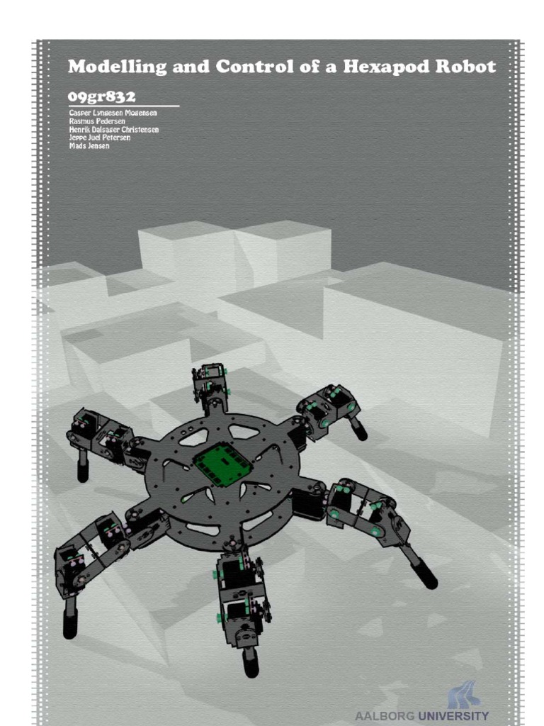 Model and Control of A Hexapod Robot | Download Free PDF | Cartesian ...