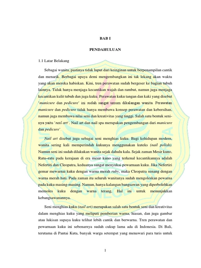 Bab I | PDF | Karier & Perkembangan | Griya & Taman