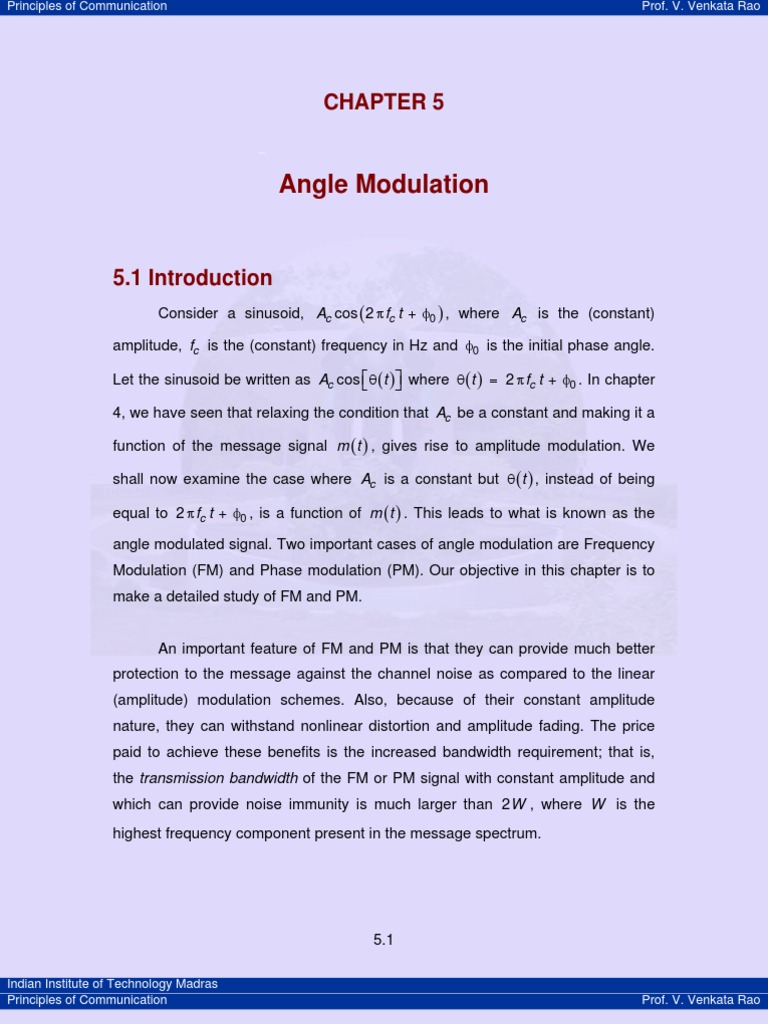1 8 | PDF | Frequency Modulation | Spectral Density