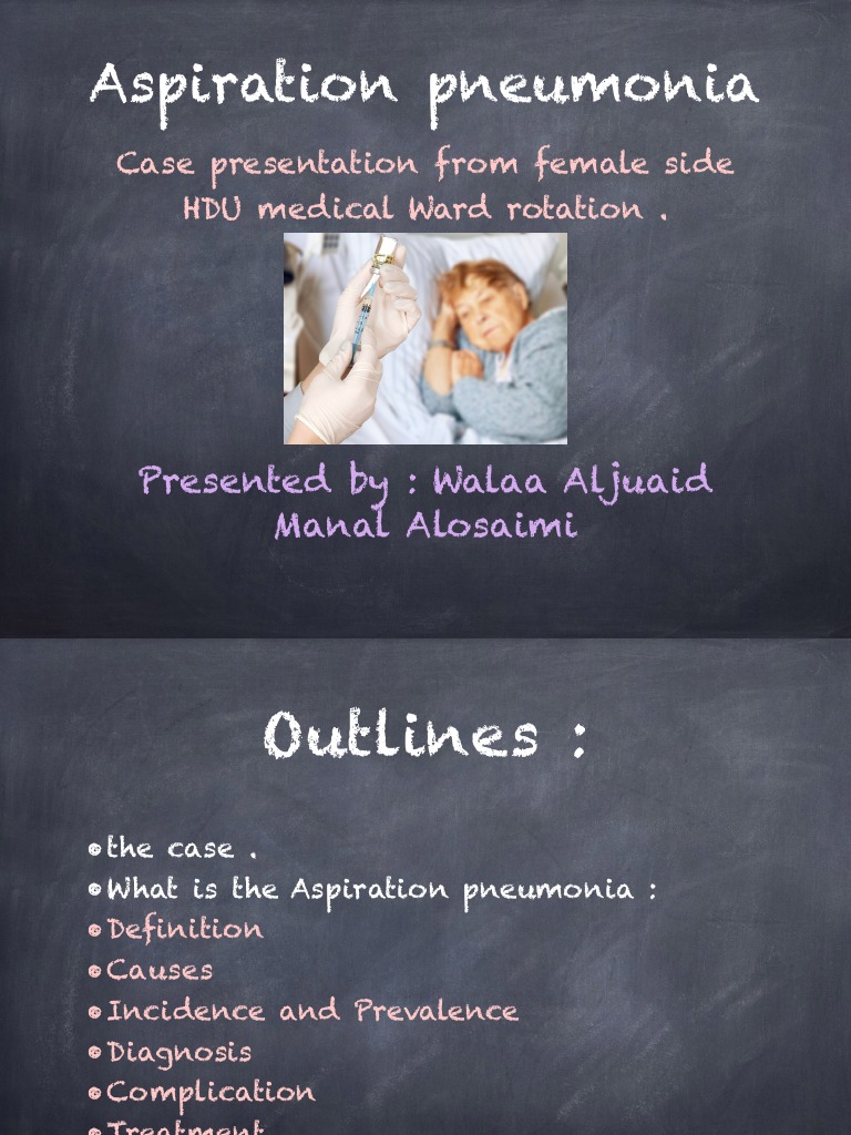 Aspiration Pneumonia | PDF | Pneumonia | Clinical Medicine