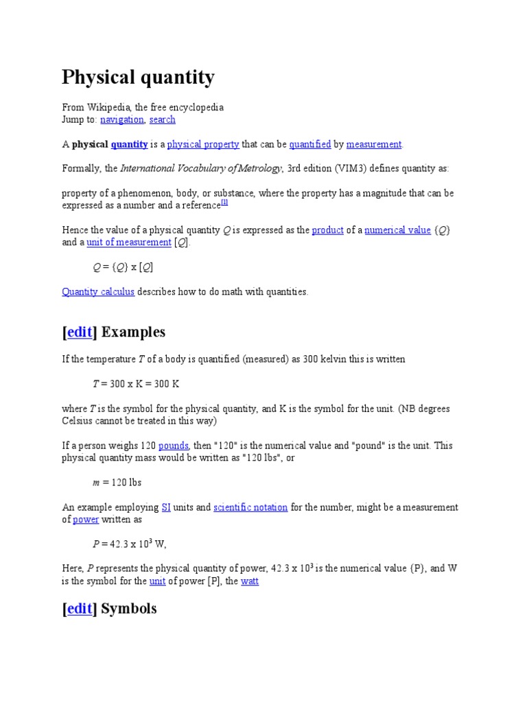 Physical Quantity: Examples | PDF | Slope | Trigonometric Functions