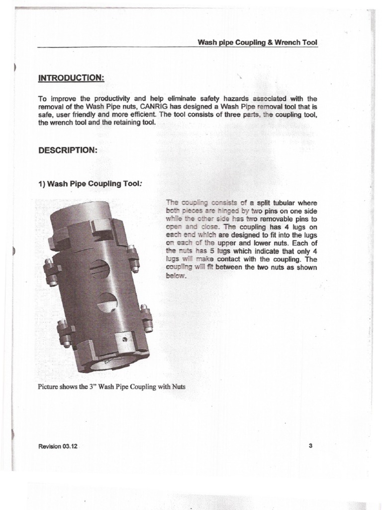 Wash Pipe | PDF