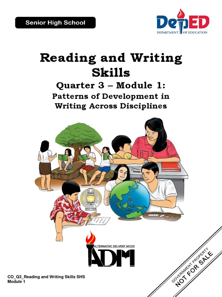RWS - Q1 - Module 1.patterns of Development in Writing Across Disciplines | PDF | Pollution