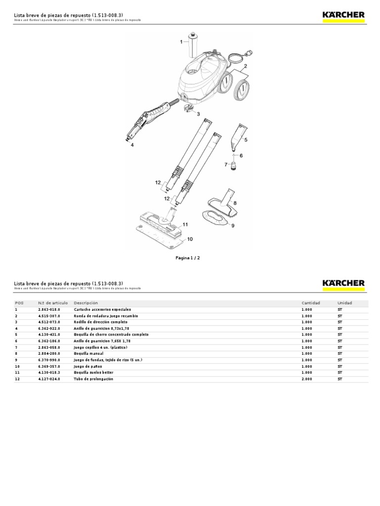 Karcher Vapor Manual | PDF