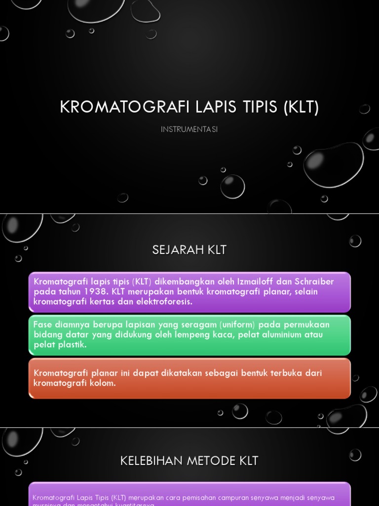 KROMATOGRAFI LAPIS TIPIS (KLT) | PDF