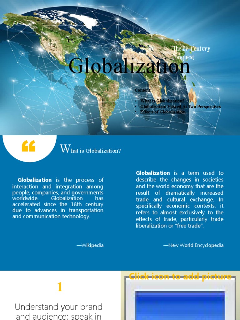 Conworld Globalization | PDF | Globalization | Communication