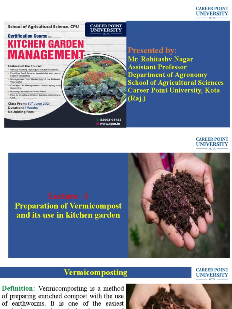 Vermicomposting | PDF | Compost | Soil