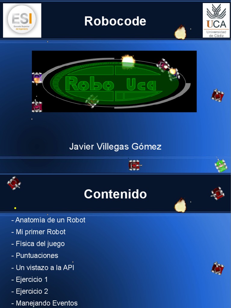 Robocode. Javier Villegas Gómez | PDF | Munición