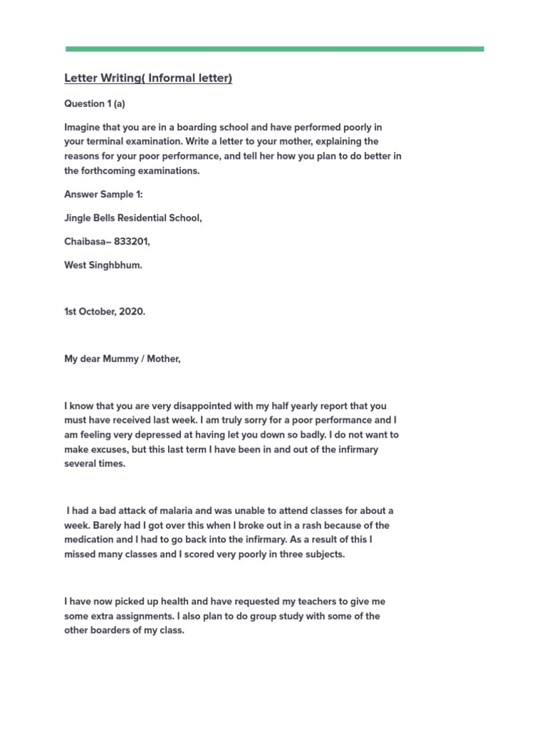 Letter Writing | PDF