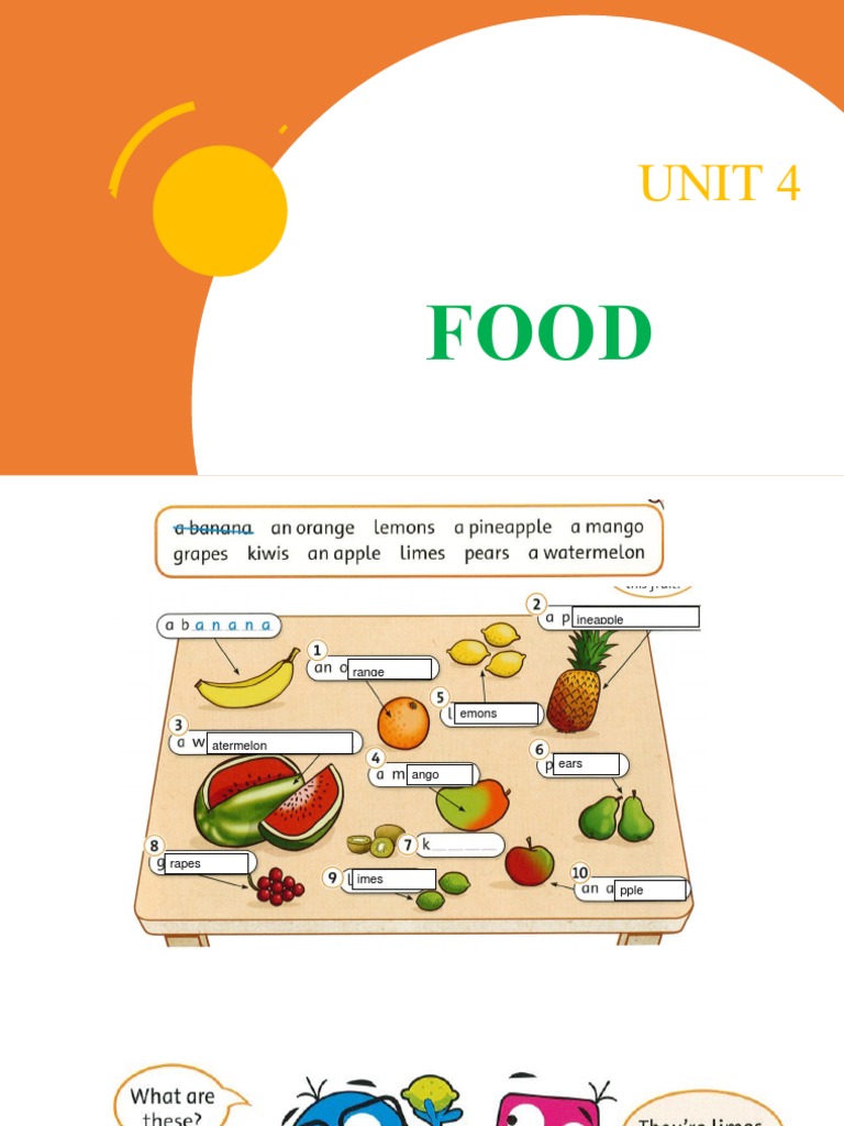 Unit 4-Food | PDF | Lunch | Meal