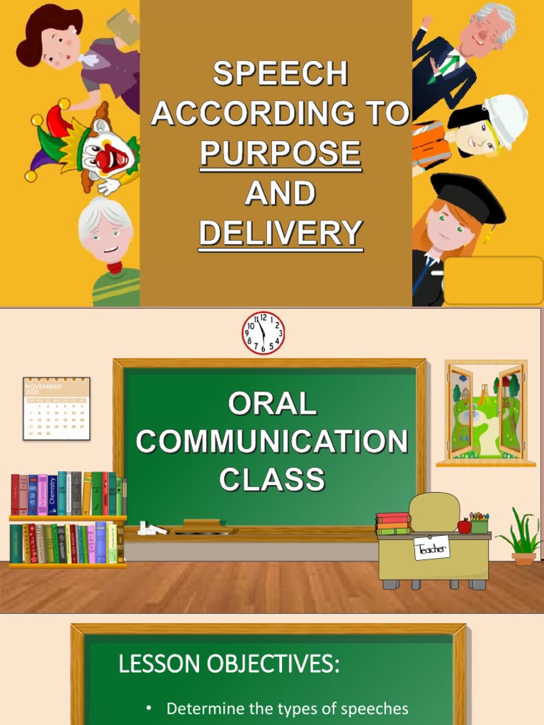 Types of Speeches: Purpose & Delivery | PDF | Public Speaking | Cognition