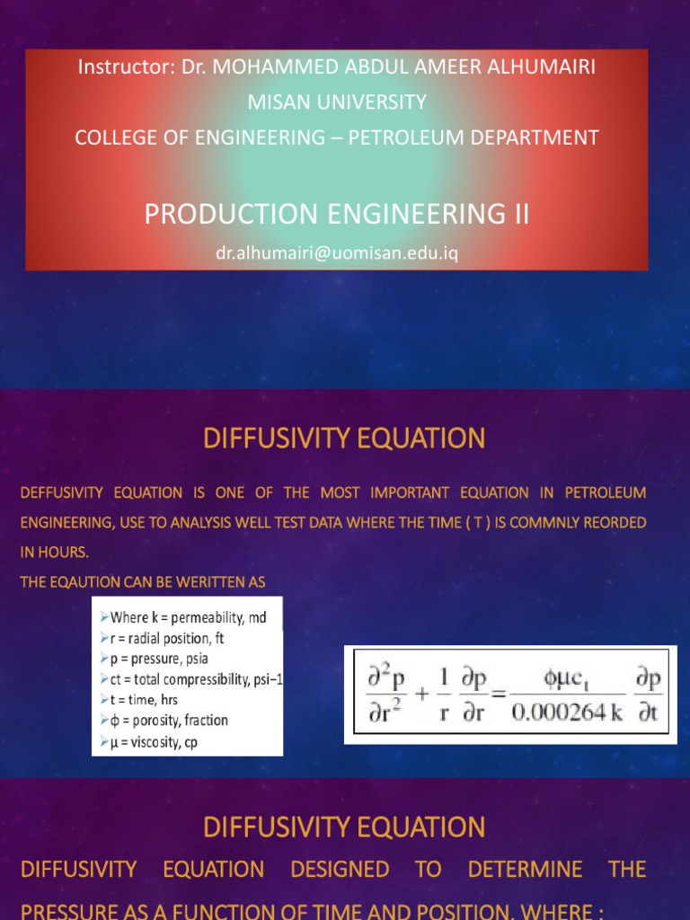 Diffusevity Equation | PDF | Fluid Dynamics | Equations