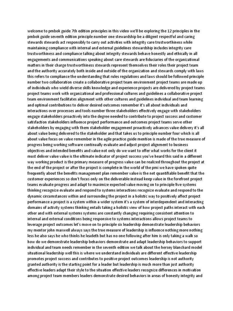 The 12 Principles of Project Management: An In-Depth Exploration of the ...