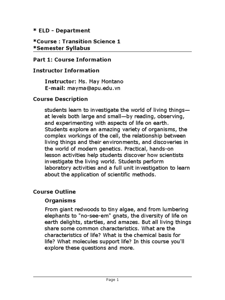 Sample Syllabus | PDF | Academic Dishonesty | Life