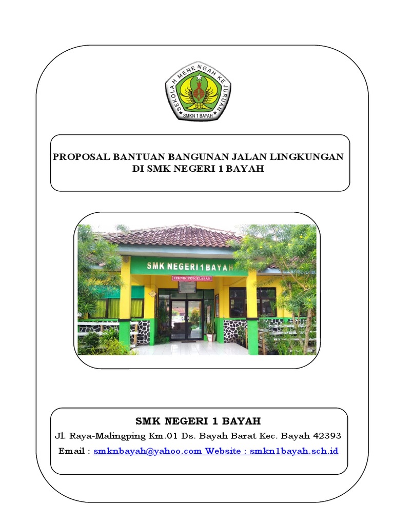 Proposal Bantuan Semen Gama | PDF