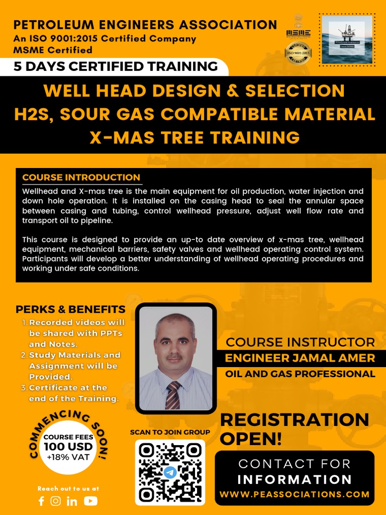 Well Head Design & Selection H2S, Sour Gas Compatible Material | PDF ...