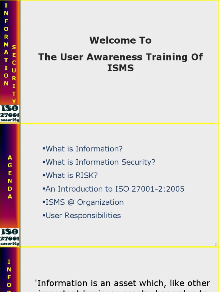 ISO27k Security Presentation v1.0 | PDF | Information Security | Threat ...