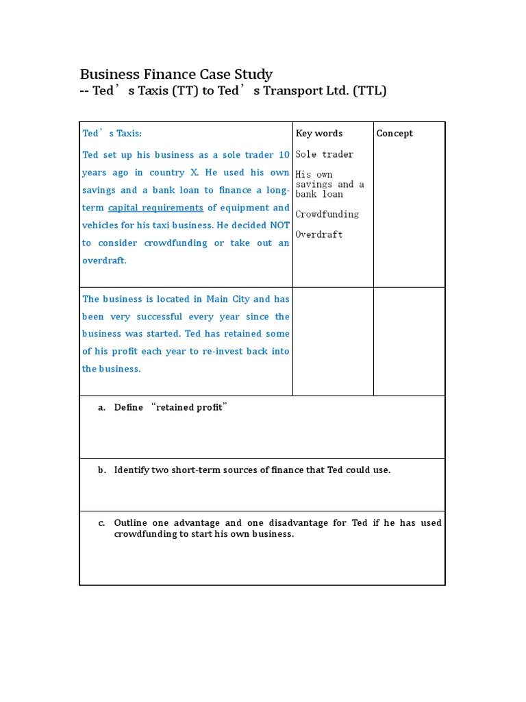 FInance Case Study | Download Free PDF | Banks | Lease