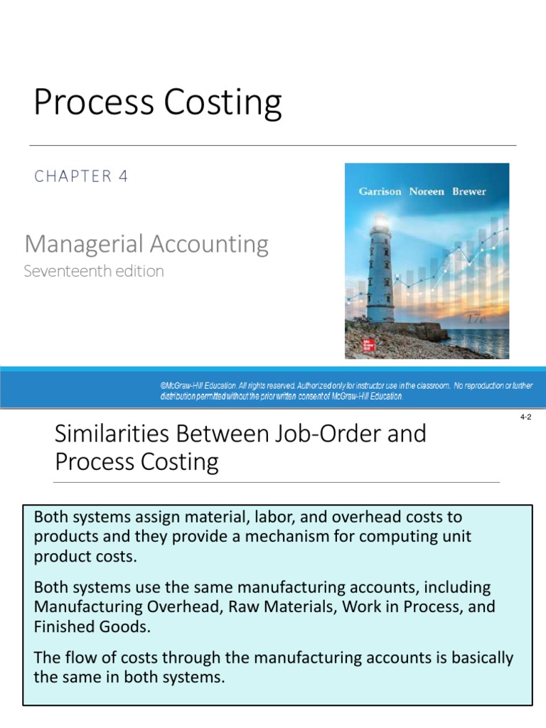 Process Costing: Managerial Accounting | PDF | Cost Of Goods Sold ...