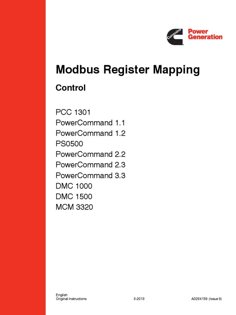 Modbus Mapping | PDF | Fires | Fuels