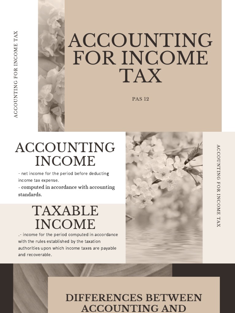 Income Tax Accounting Overview | PDF | Deferred Tax | Tax Expense