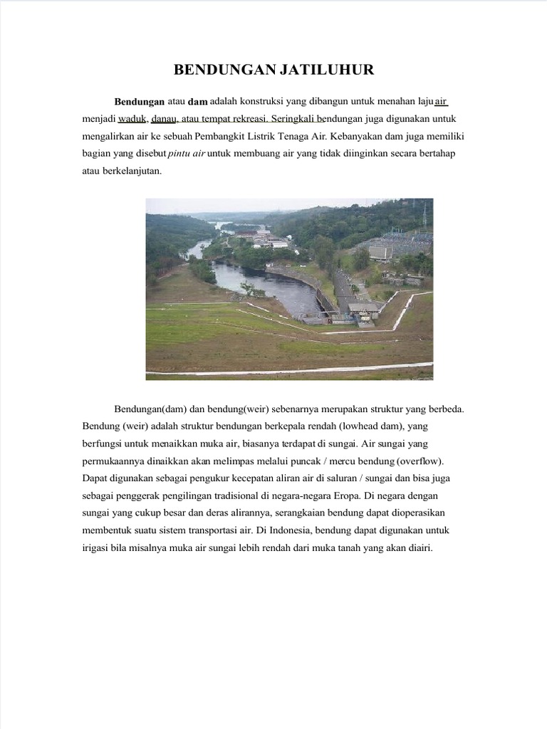 Dokumen - Tips Bendungan-Jatiluhur | PDF