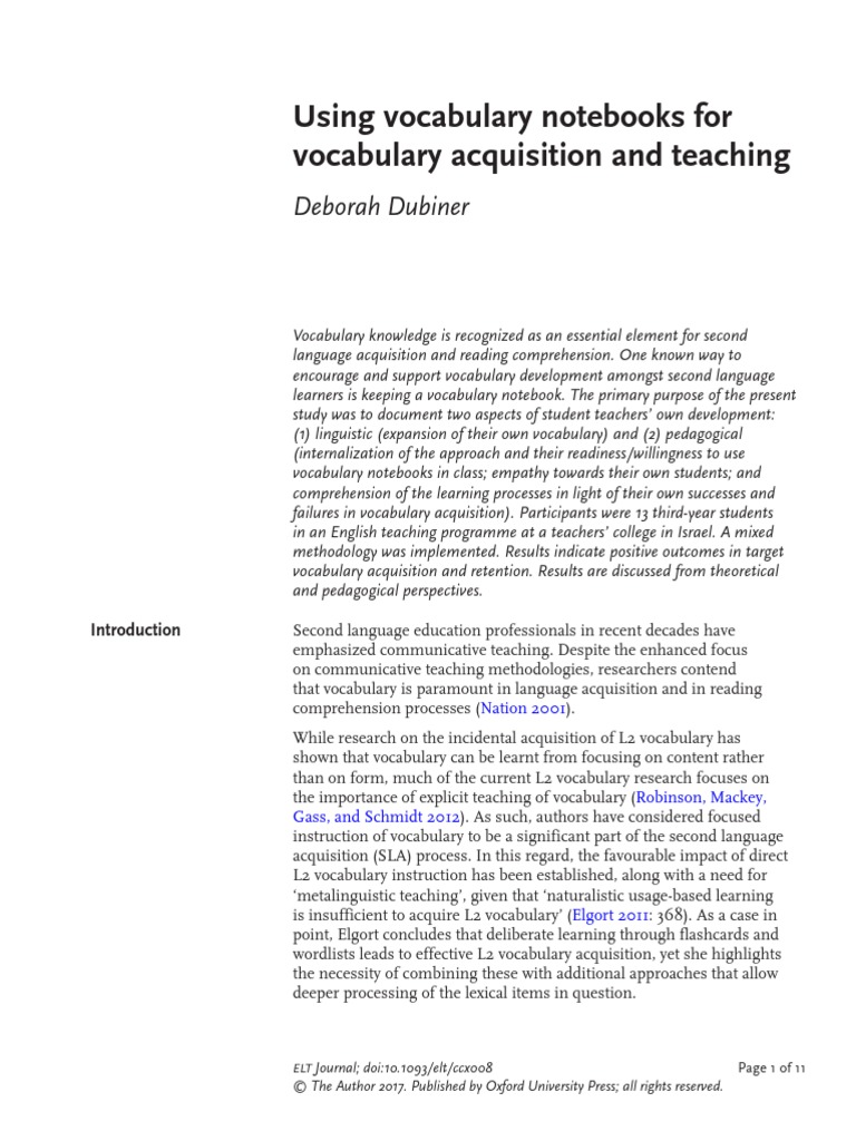 Dubiner 2017 VN | PDF | Foreign Language Studies | Science & Mathematics