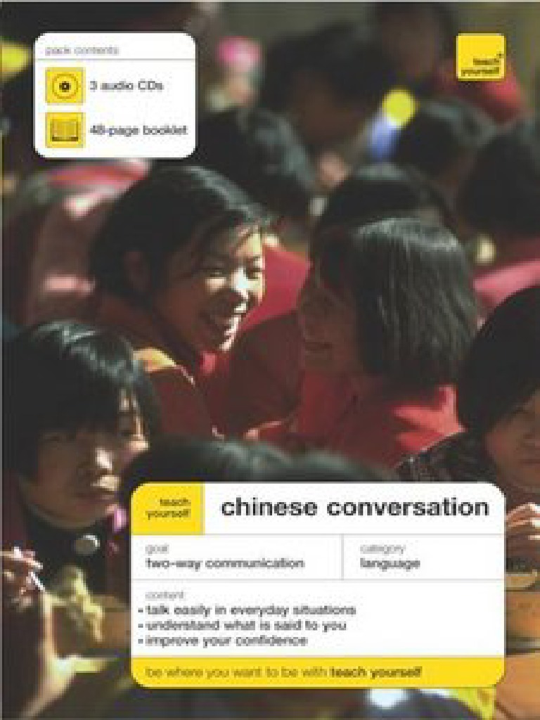 Mandarin Chinese Conversation Booklet | PDF | Tone (Linguistics ...