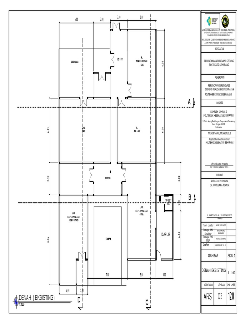 03 Denah Eksisting | PDF