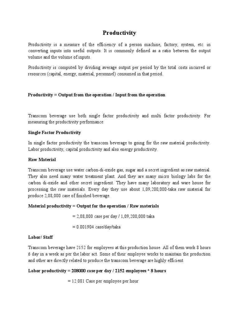 Transcom Term Paper | PDF | Production And Manufacturing | Secondary Sector Of The Economy