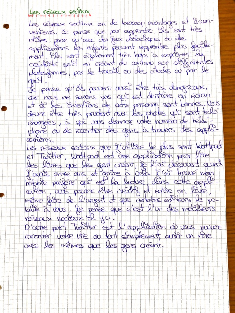 Ejemplo de Redaccion de Frances Passe Compose | PDF