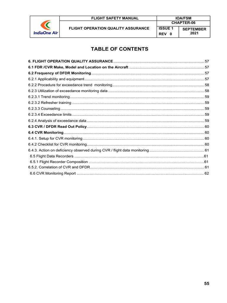Flight Operations Quality Assurance Guide | PDF | Flight Recorder ...