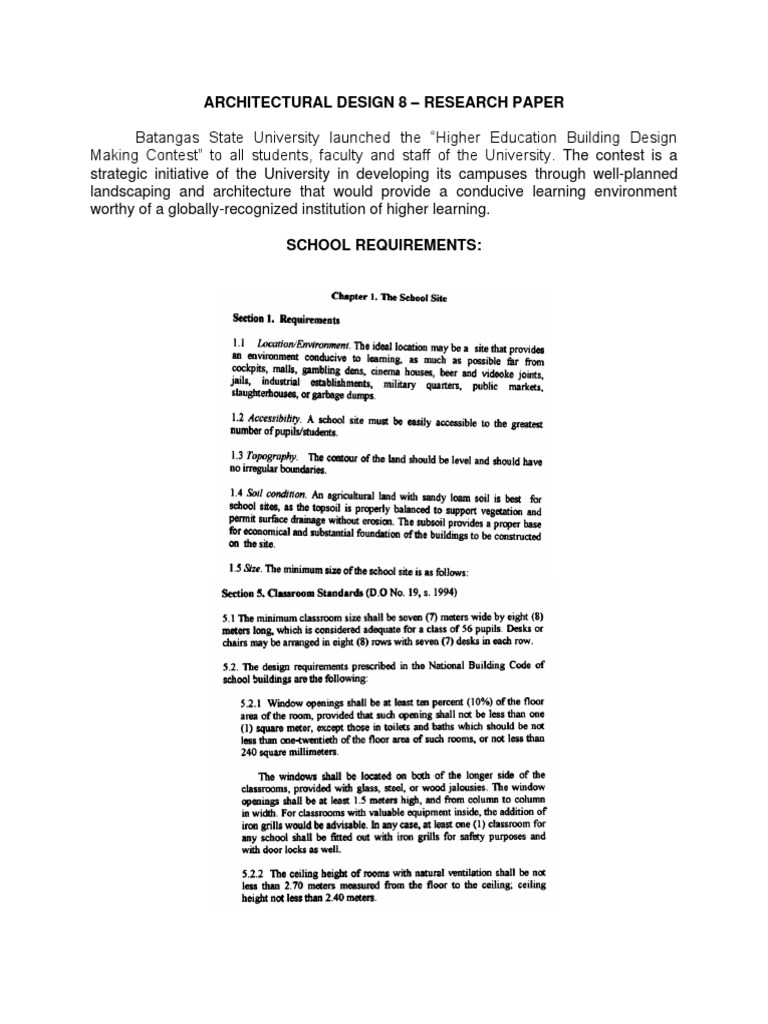 Architectural Design Research Paper | PDF | Elevator | Lighting