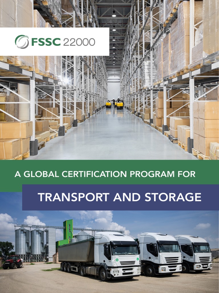 Transport and Storage: A Global Certification Program For | PDF | Food ...
