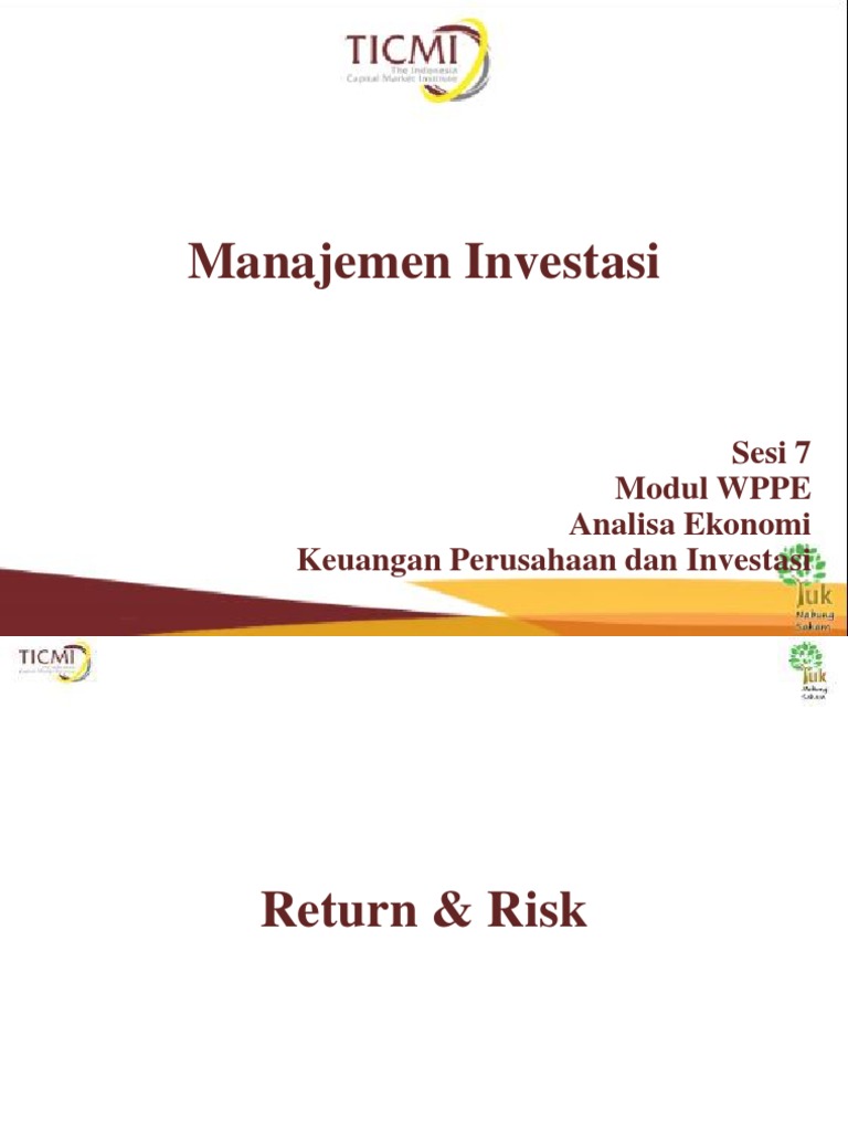 Manajemen Investasi | PDF | Pengelolaan Keuangan & Uang