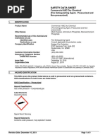 ABC Dry Powder Fire Extinguisher Safety Data Sheet | PDF | Water ...