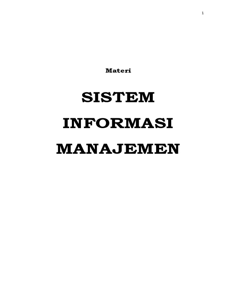 Materi Sim | PDF