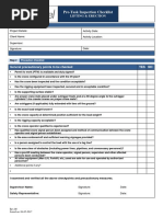 Porta Cabin Inspection Checklist | PDF | Ac Power Plugs And Sockets ...