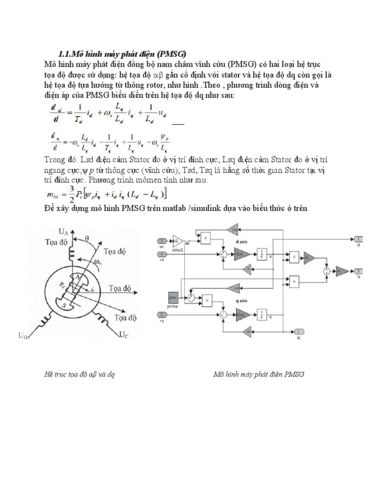 Mô hình máy phát điện (PSMG) | PDF