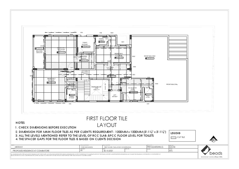 7 - First Floor Tile Layout | PDF