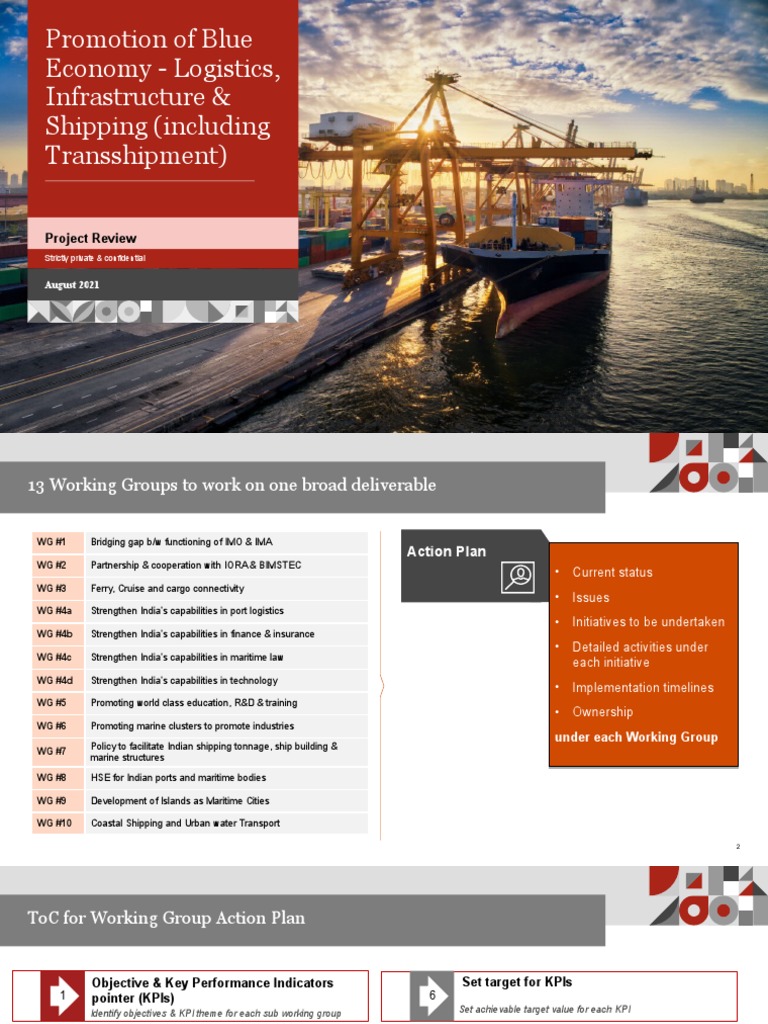Blue Economy Action Plan Overview | PDF | Port | Tourism