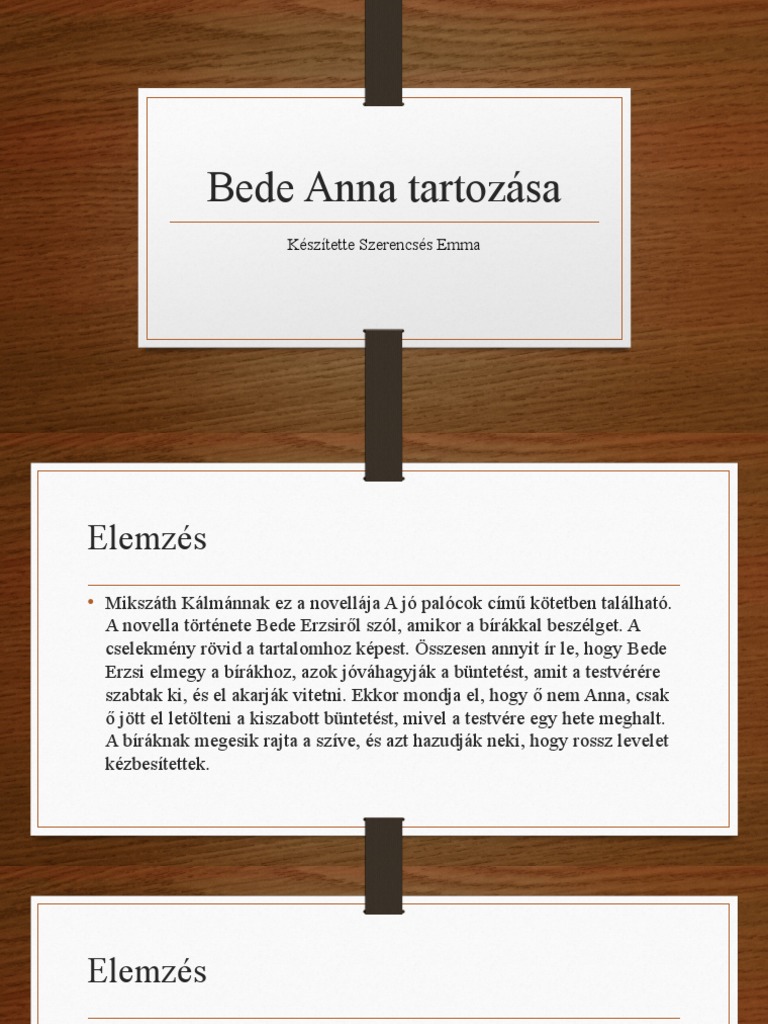 Bede Anna Tartozása | PDF