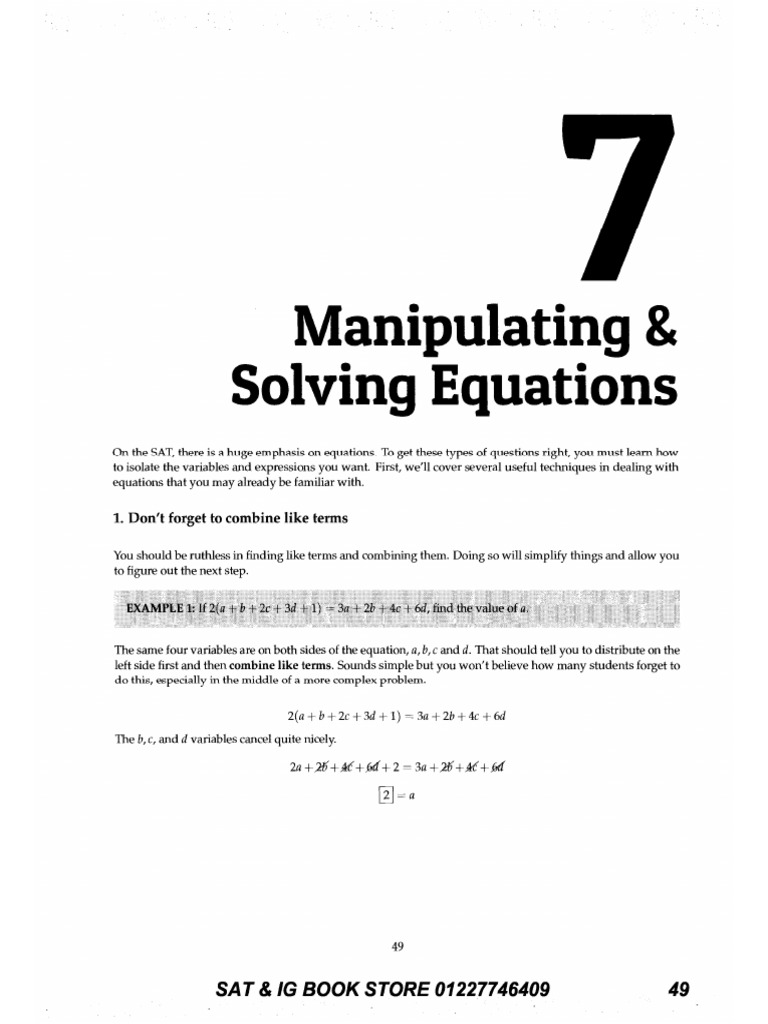 SAT Math Panda Chap 7 | PDF