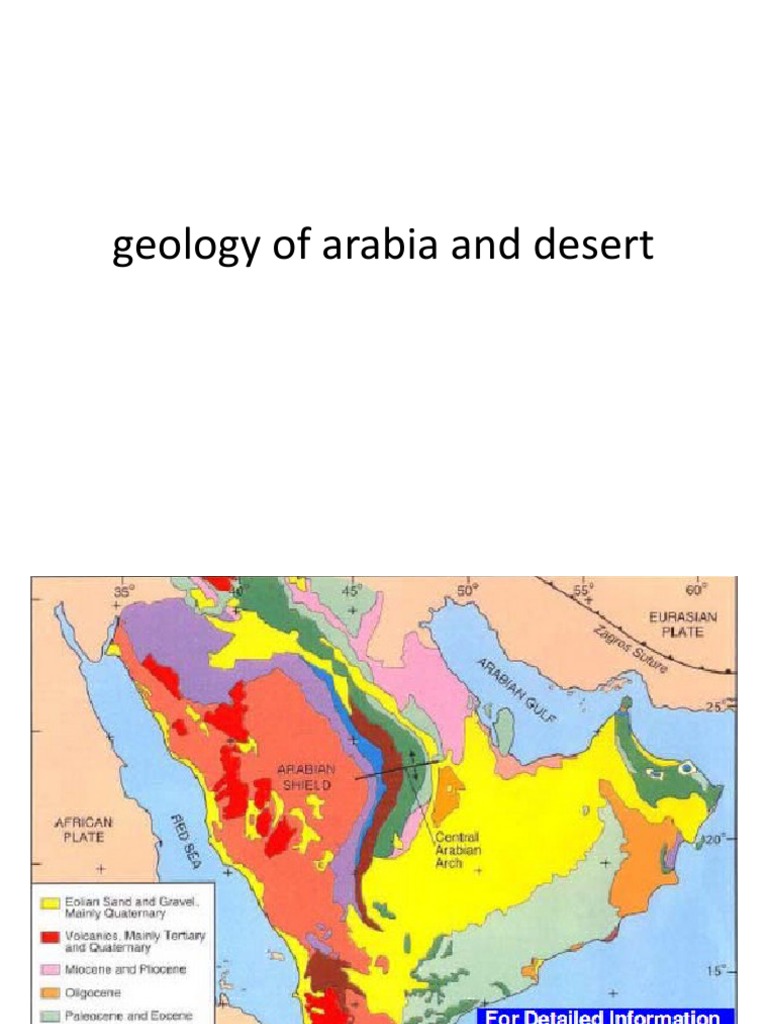 Geology of Arabia and Desert | PDF | Desert | Rain