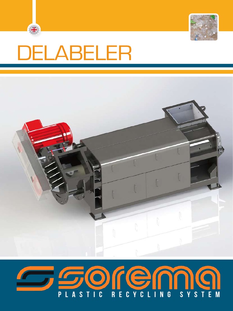 Delabeler: Plastic Recycling System | PDF | Recycling | Mill (Grinding)